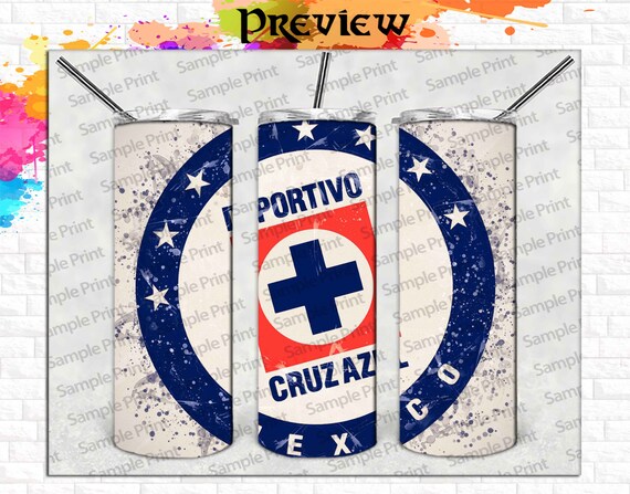 Cruz Azul Template Designs 9 2 Files Skinny Tumbler & - Etsy