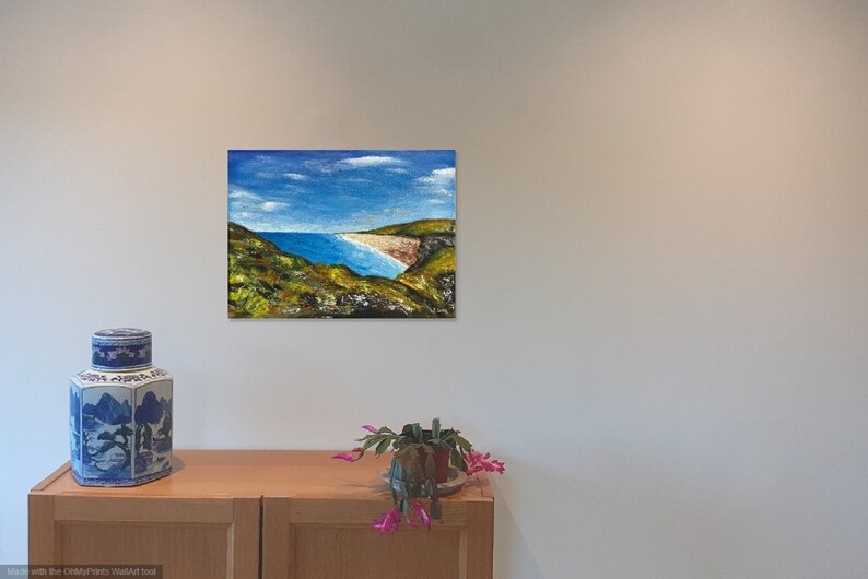 Acrylic Painting Gower Peninsula - Etsy