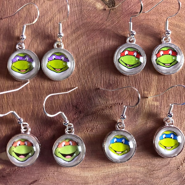 Turtle Earrings - Etsy