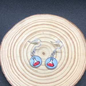 Nintendo Inspired Mismatched Super Mario 2 Potion Earrings--4 Styles ...