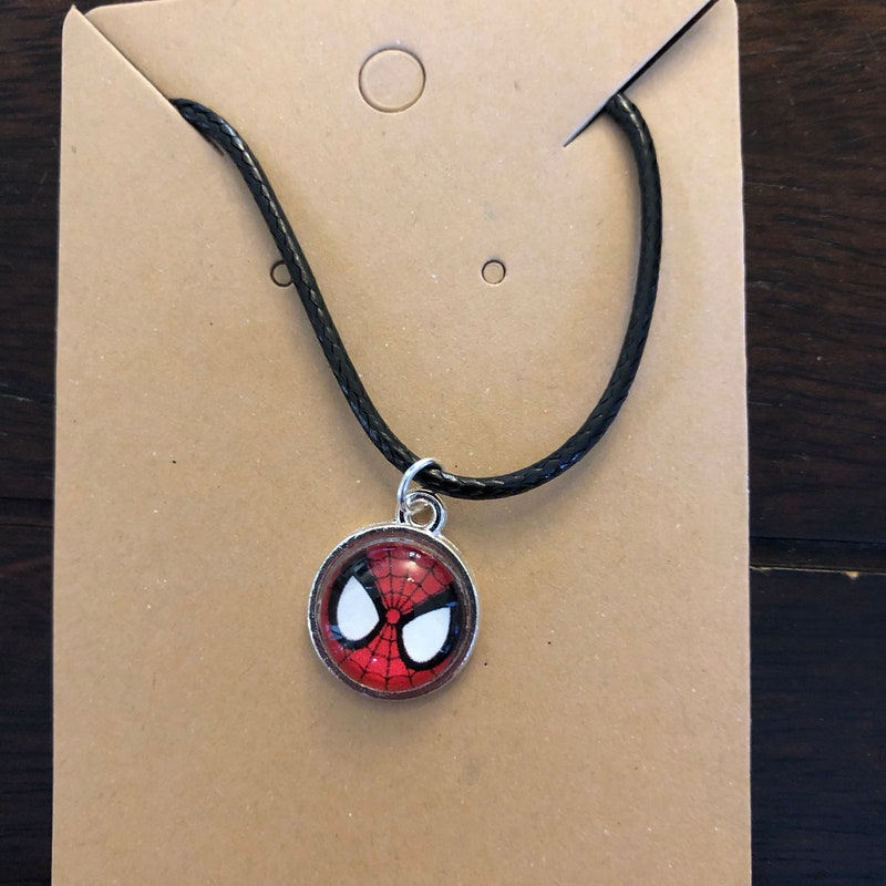 Spiderman Necklace - Etsy