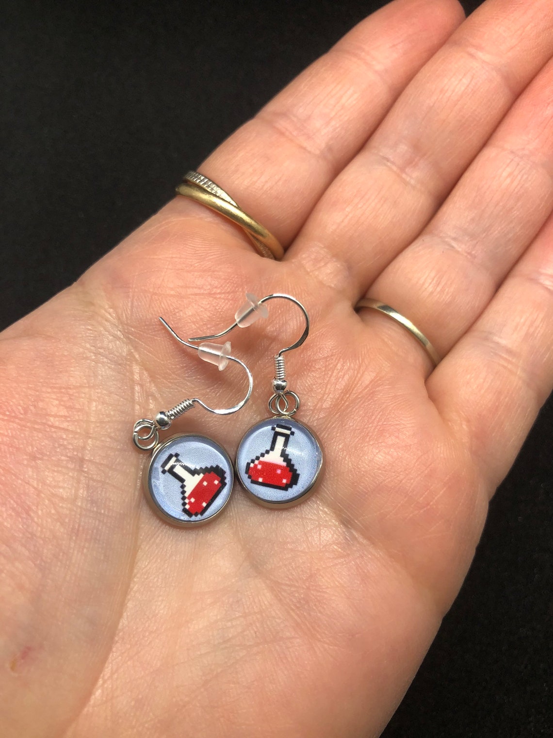 Nintendo Inspired Mismatched Super Mario 2 Potion Earrings4 Styles ...