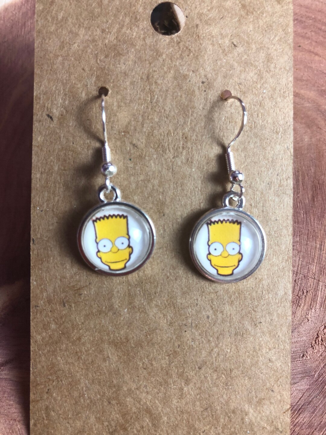 Simpsons Inspired Bart Simpson 12mm Earrings--4 Styles Available - Etsy