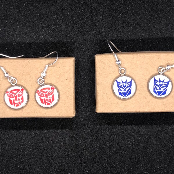 Transformers Earrings - Etsy