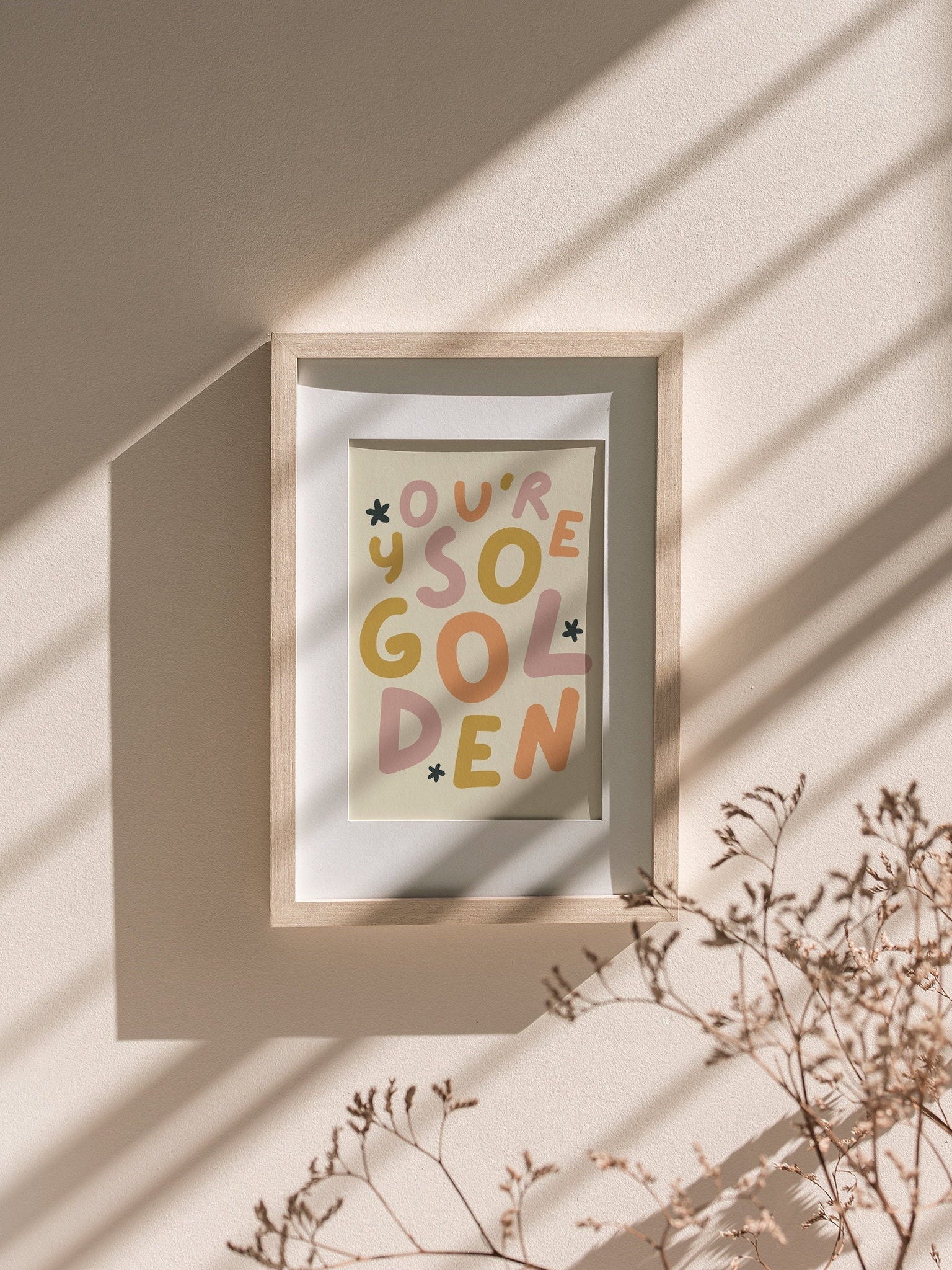 You're So Golden Harry Styles Print Golden Lyric Print - Etsy España