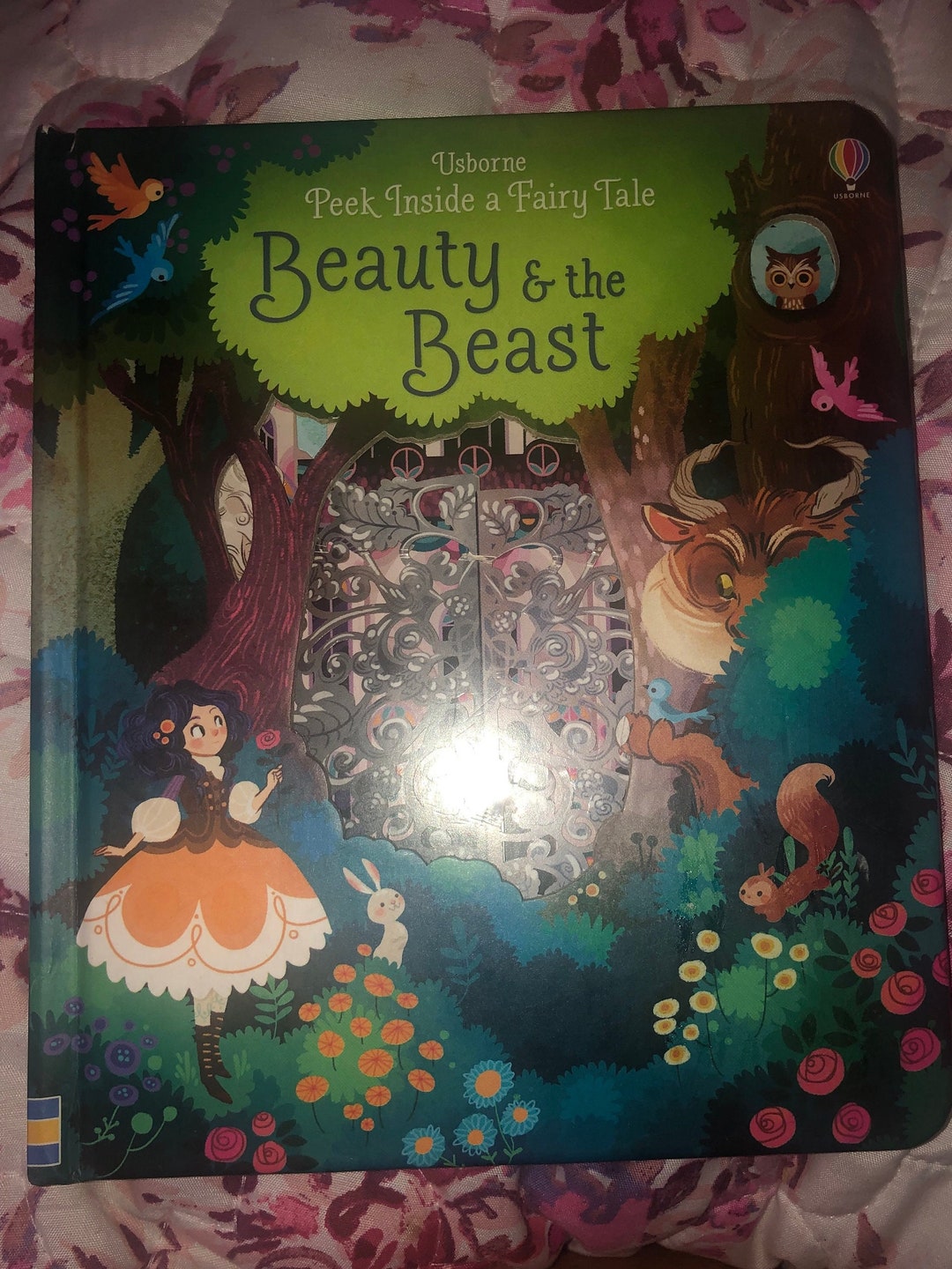 Usborne Peek Inside A Fairy Tale Book Beauty and the Beast - Etsy