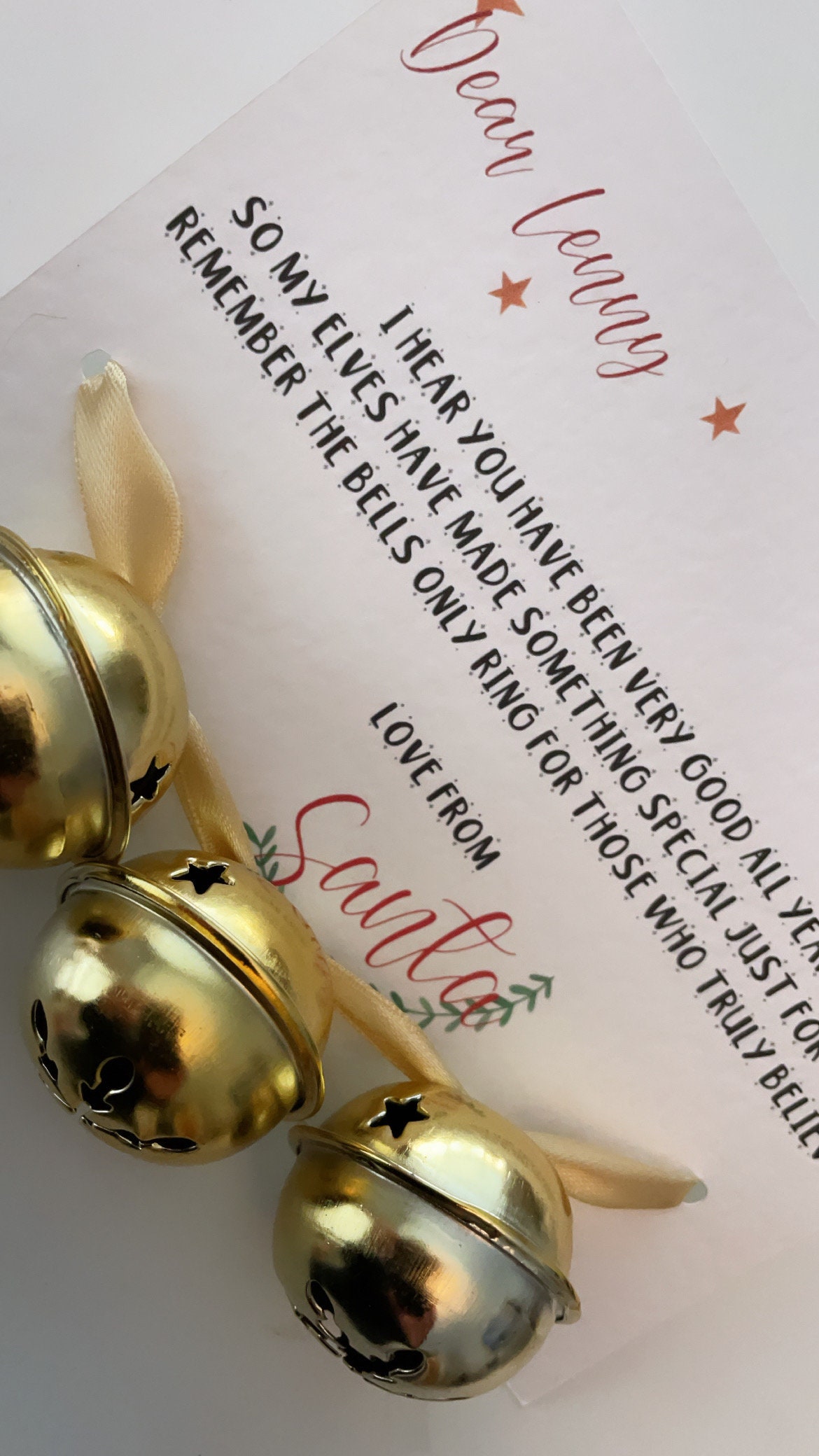 Santa Sleigh Bells - Etsy