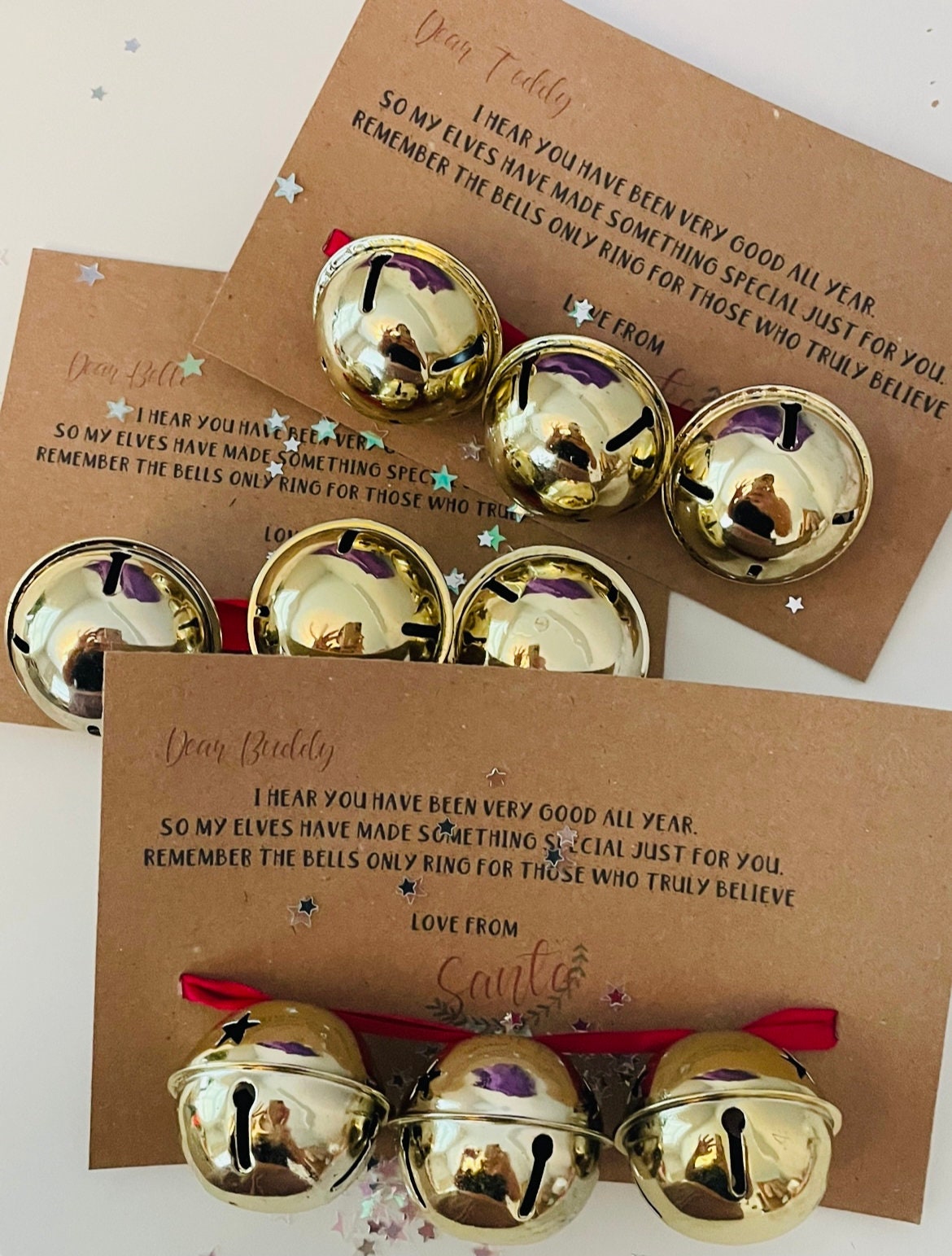 Santa Sleigh Bells - Etsy