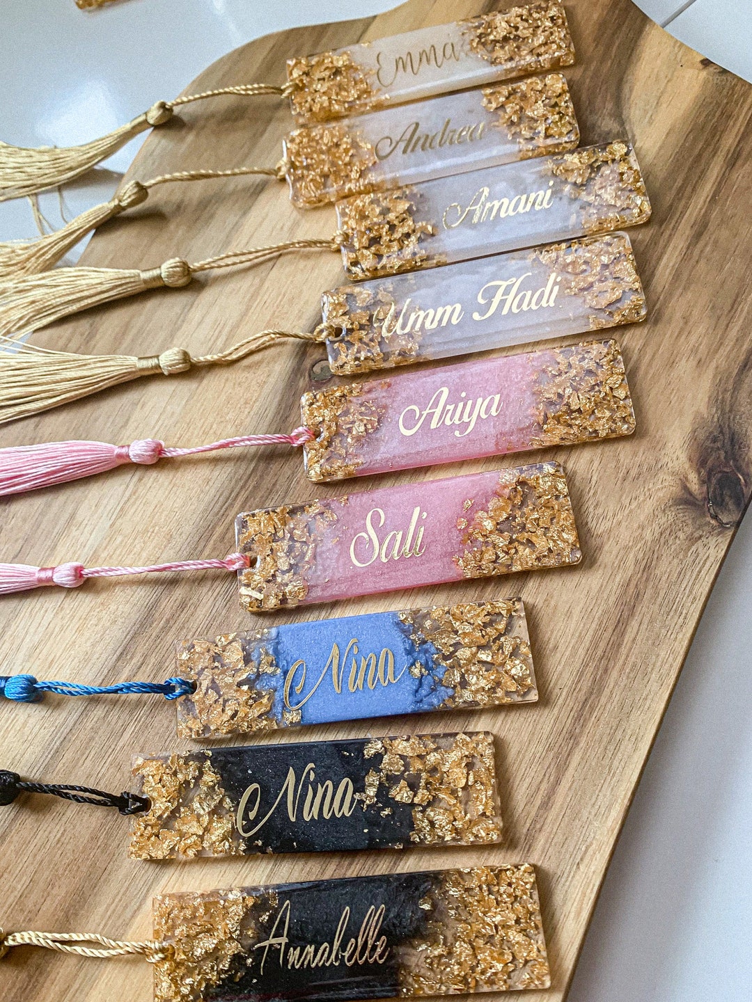 Resin Bookmark Bookmark Small Resin Bookmark Epoxy Resin resin handmade ...