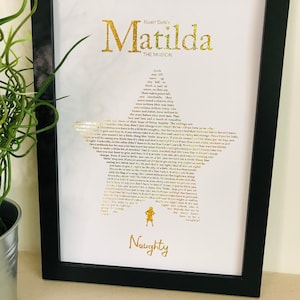 Roald Dahl Matilda Bookmark - Etsy