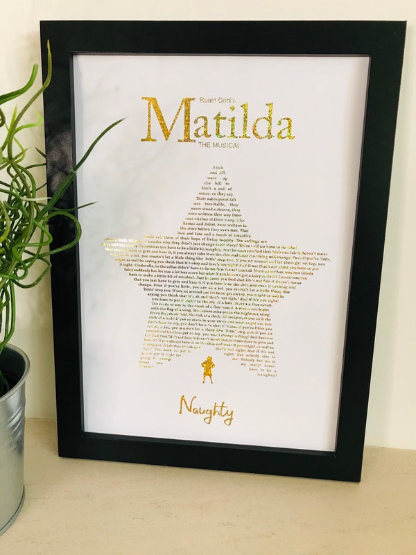 Roald Dahl Matilda Bookmark - Etsy