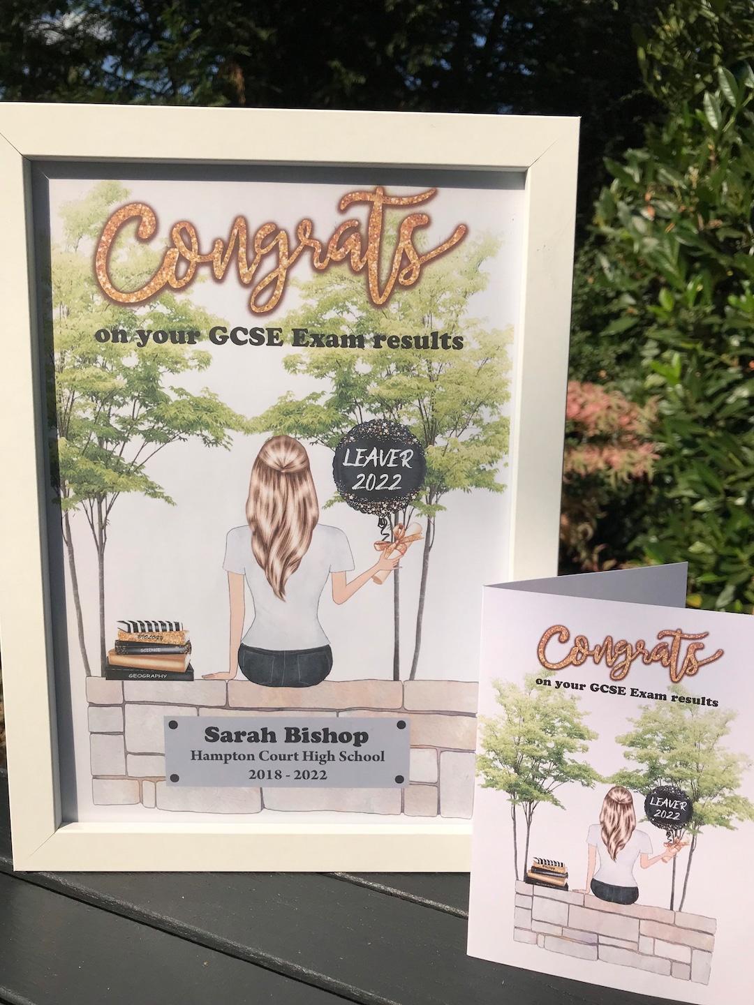 Personalised GCSE Print and Card Gift Set/gcse Exam Gift/gcse - Etsy