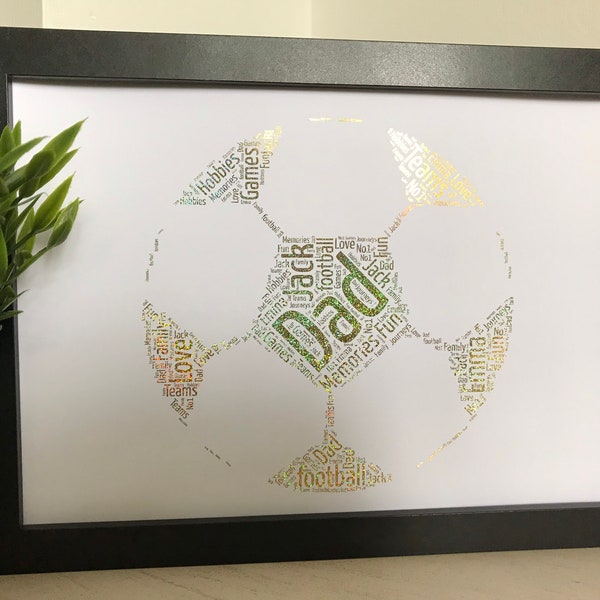 Football Word Art - Etsy UK