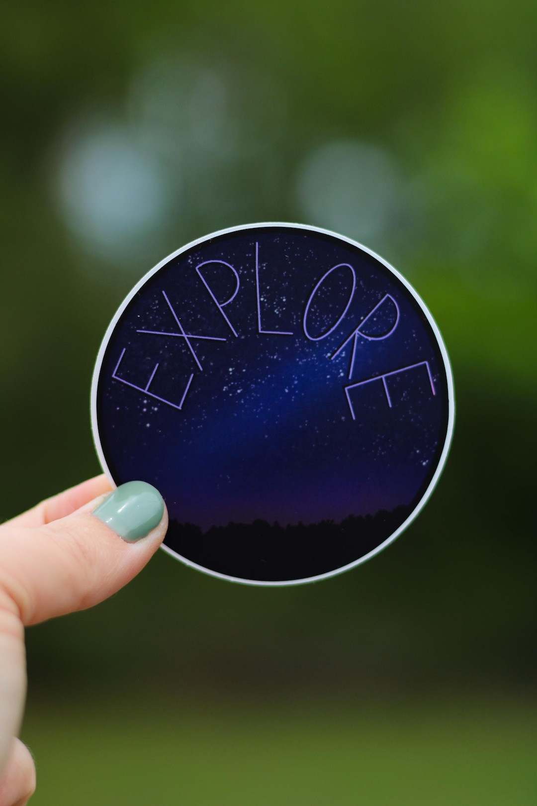 Explore Night Sky Waterproof Sticker - Night Sky Sticker, Space Sticker ...