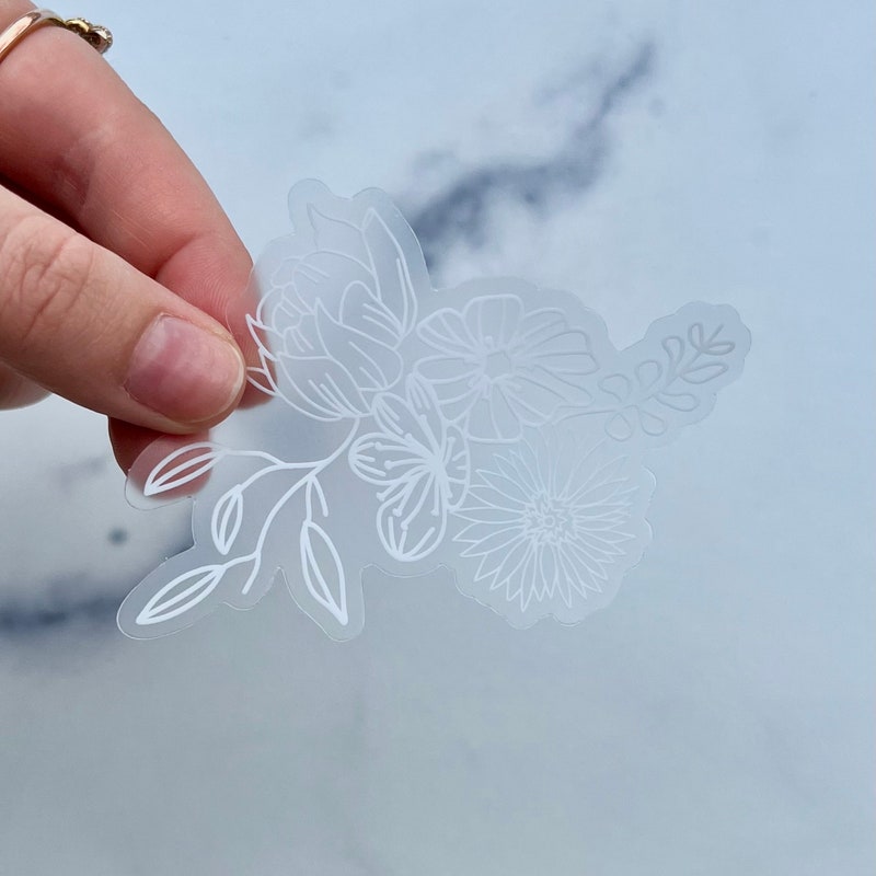 Clear Stickers - Etsy