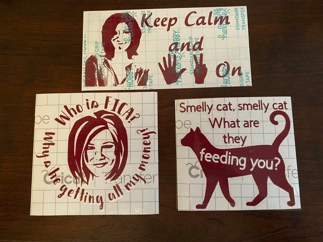 TV Show Decals Set of 3 - Etsy