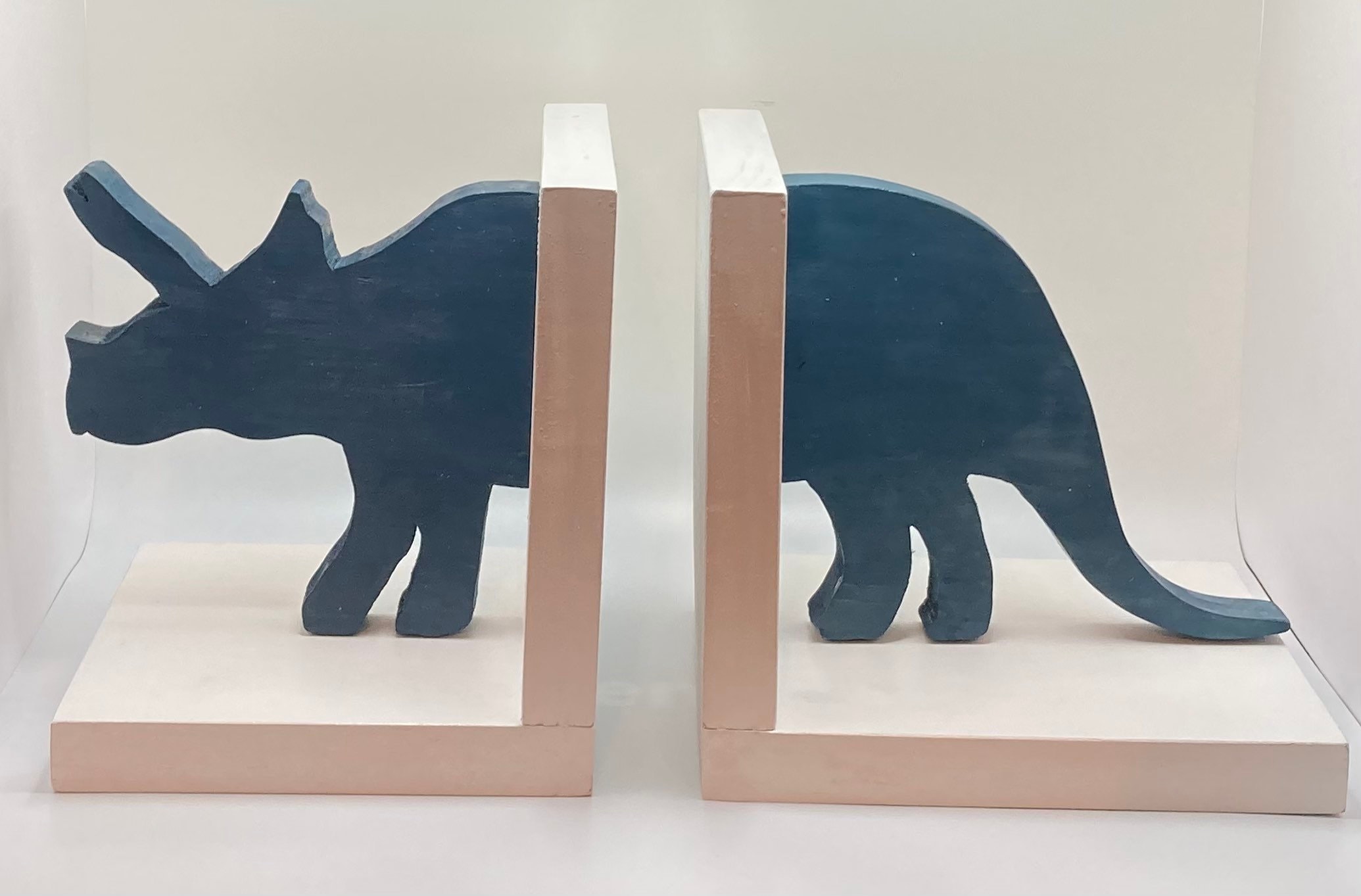 Dinosaur Bookends - Etsy