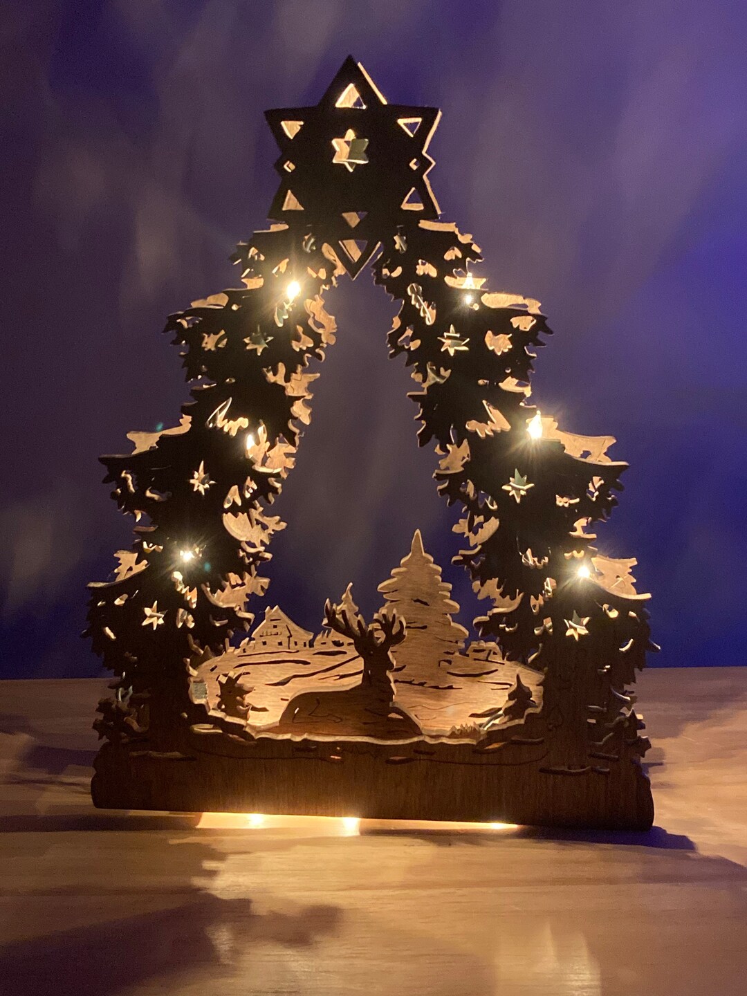 Lighted Christmas Tree Arch - Etsy