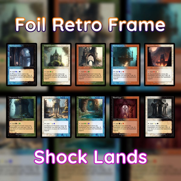 Shock Lands - Etsy