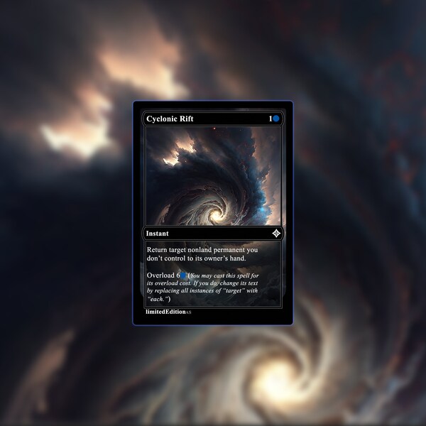 Mtg Proxy Cyclonic Rift - Etsy