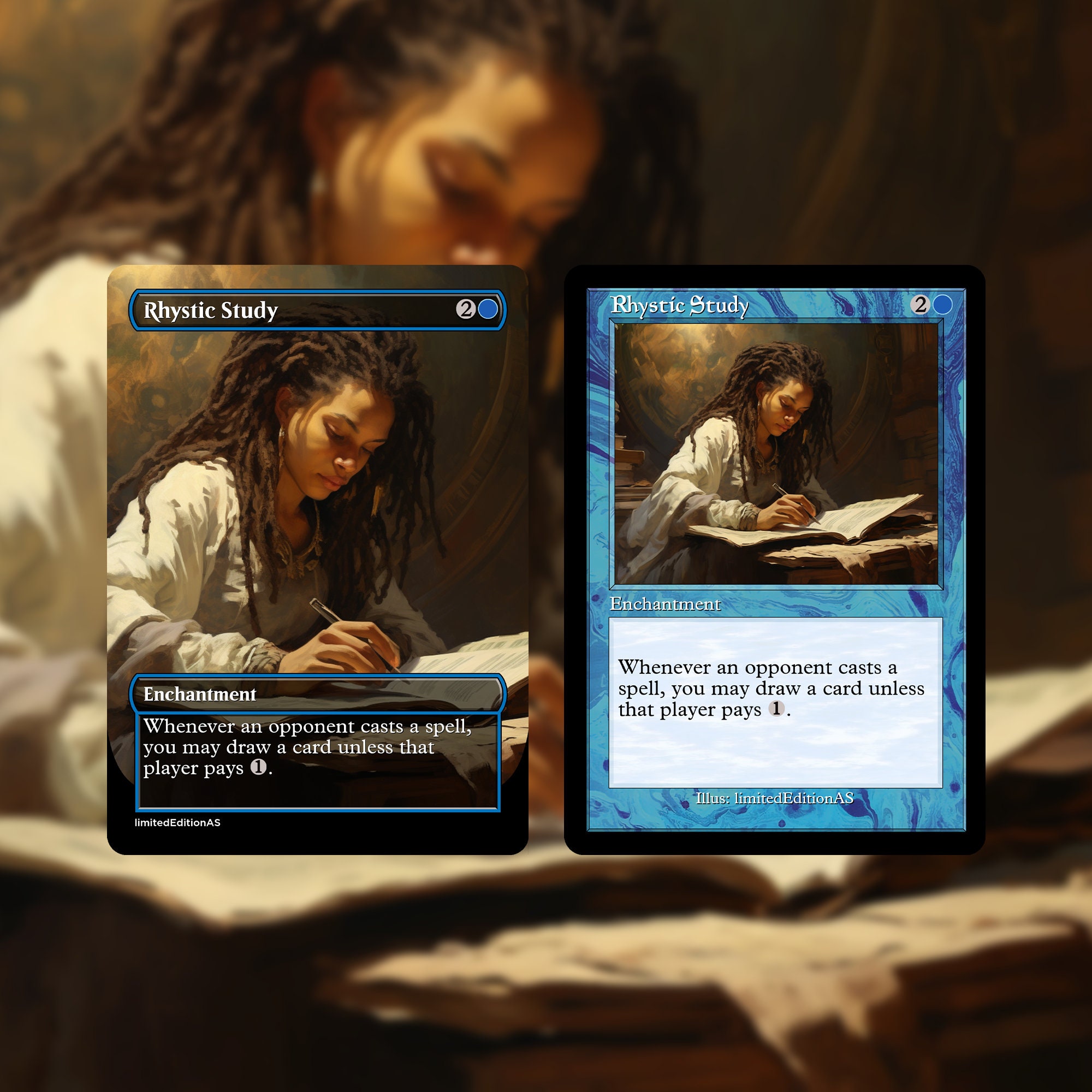 Blue Commander Staples Mtg Proxy - Etsy