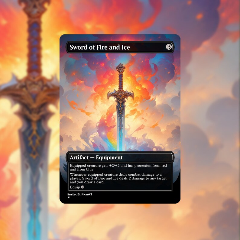 Mirran Swords Cycle Mtg Proxy Mtg Proxies Custom Art - Etsy