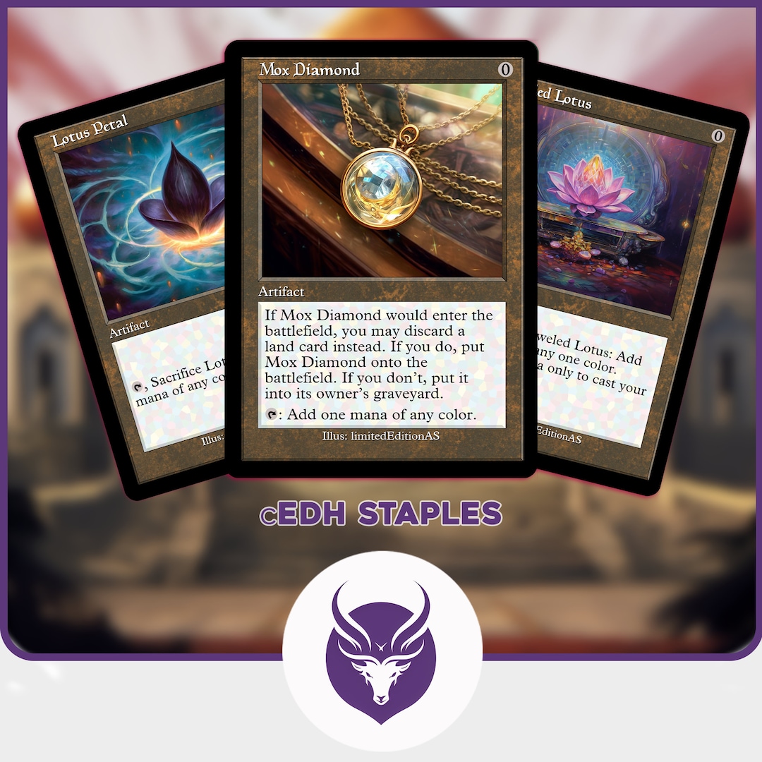 Cedh Staples Premium High End Cards Mtg Proxy Custom Art - Etsy
