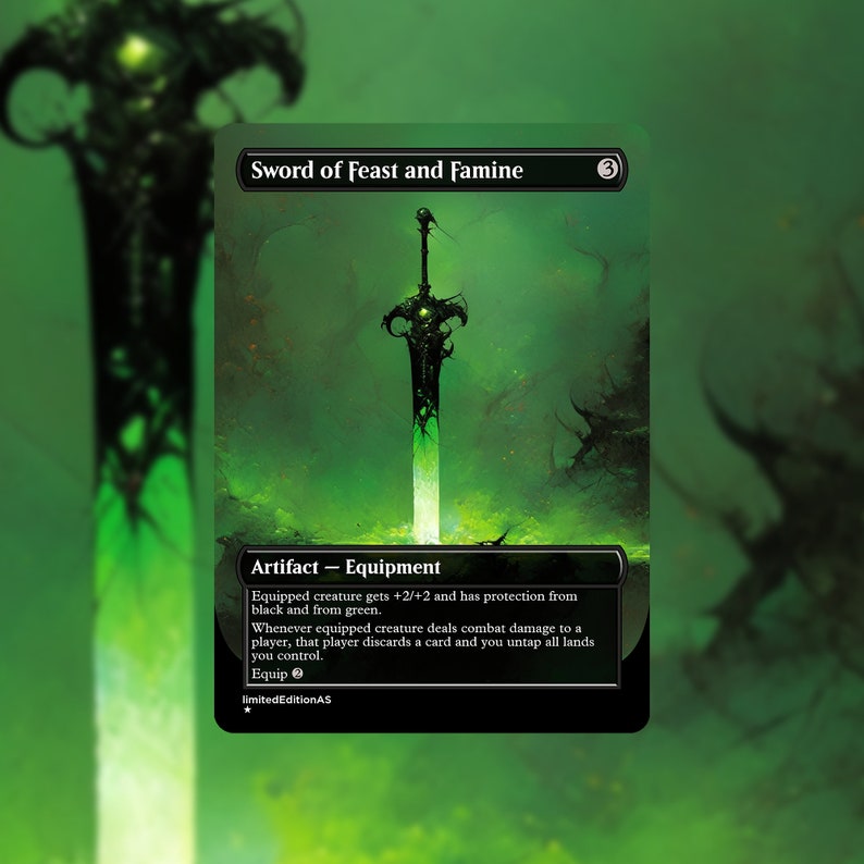 Mirran Swords Cycle Mtg Proxy Mtg Proxies Custom Art - Etsy