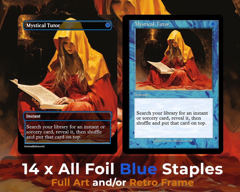 Blue Commander Staples Mtg Proxy - Etsy