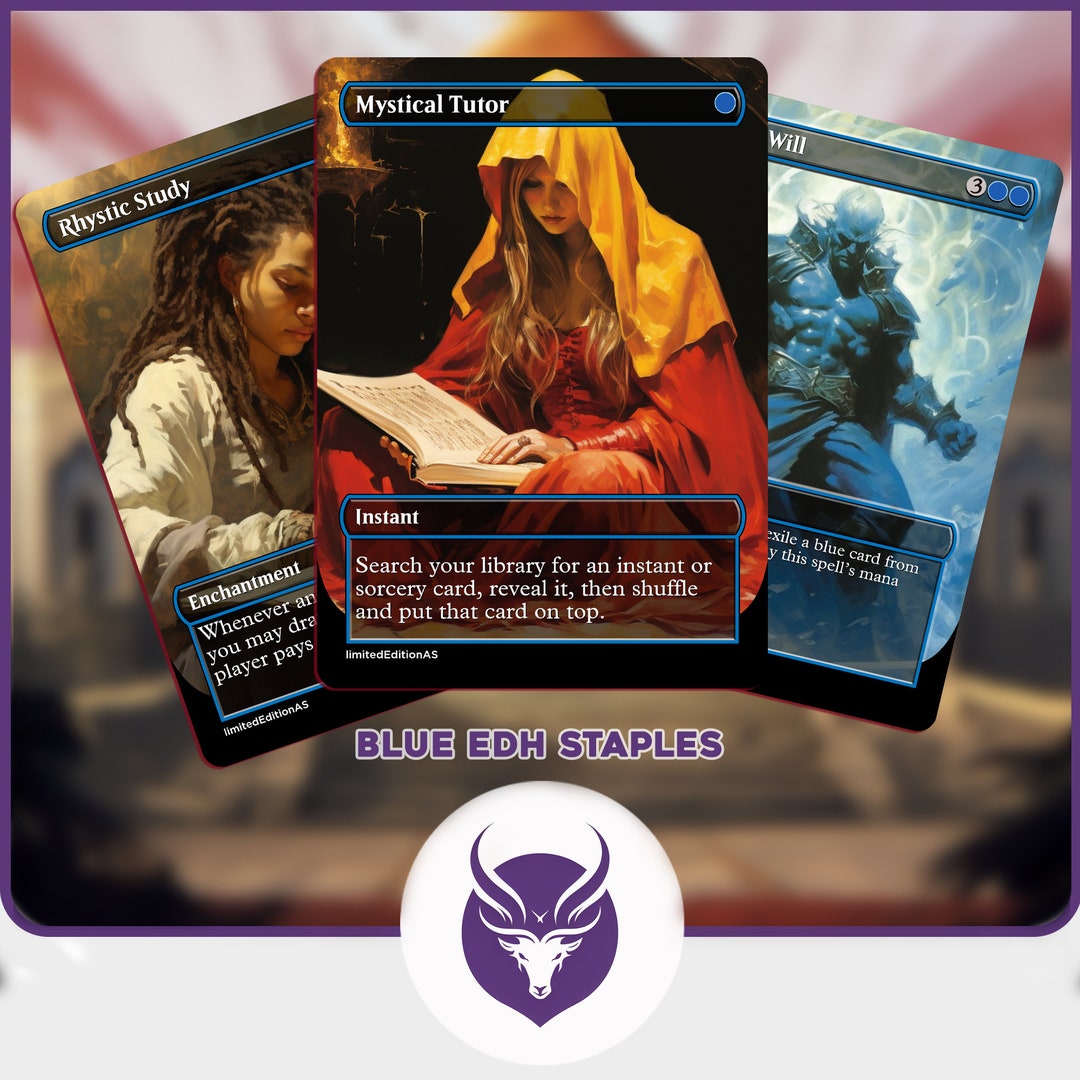 Blue Commander Staples Mtg Proxy - Etsy