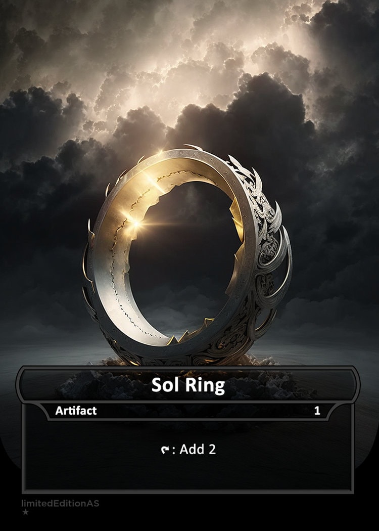 MTG Sol Ring Foil Proxies X 6 Mtg Alternate Art Proxies - Etsy