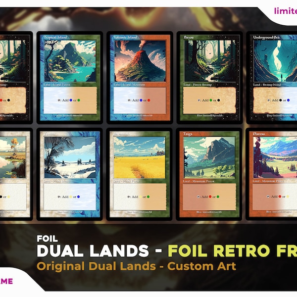 Shop Mtg Proxy Dual Lands - Etsy
