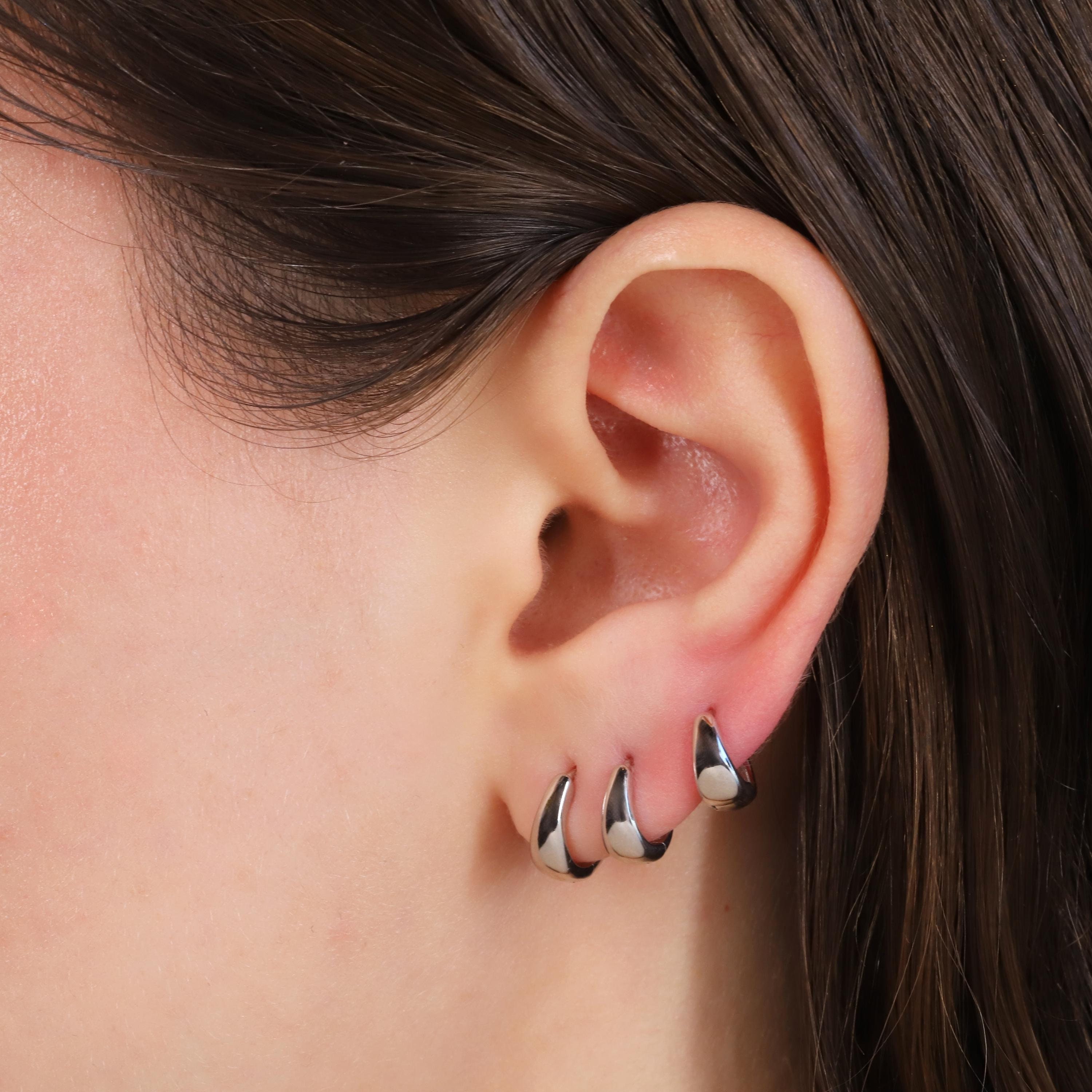 Thick Earlobe Studs Vegan Perfect Gift