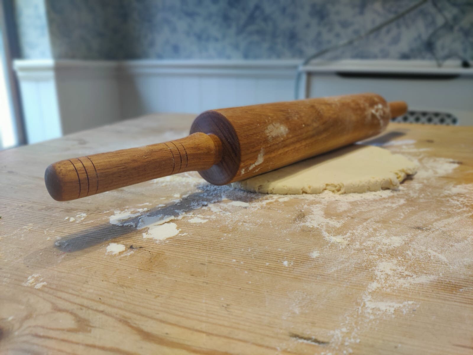 Traditional Wood Turned Rolling Pin - Etsy UK