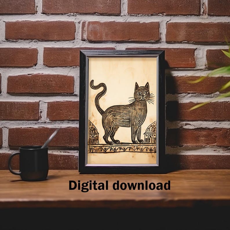 Digital Weird Medieval Cat Art , Weird Medieval Art, Medieval ...