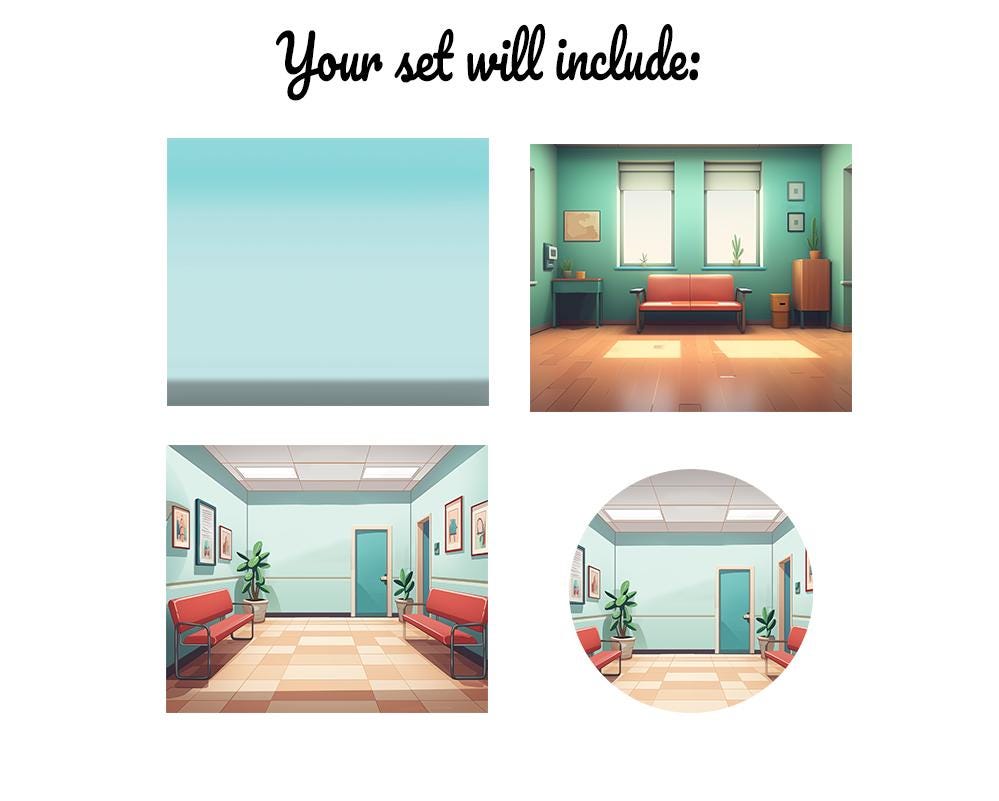 Chibi Nurse Clipart - Customizable Characters, Doctor Clipart, Hospital ...