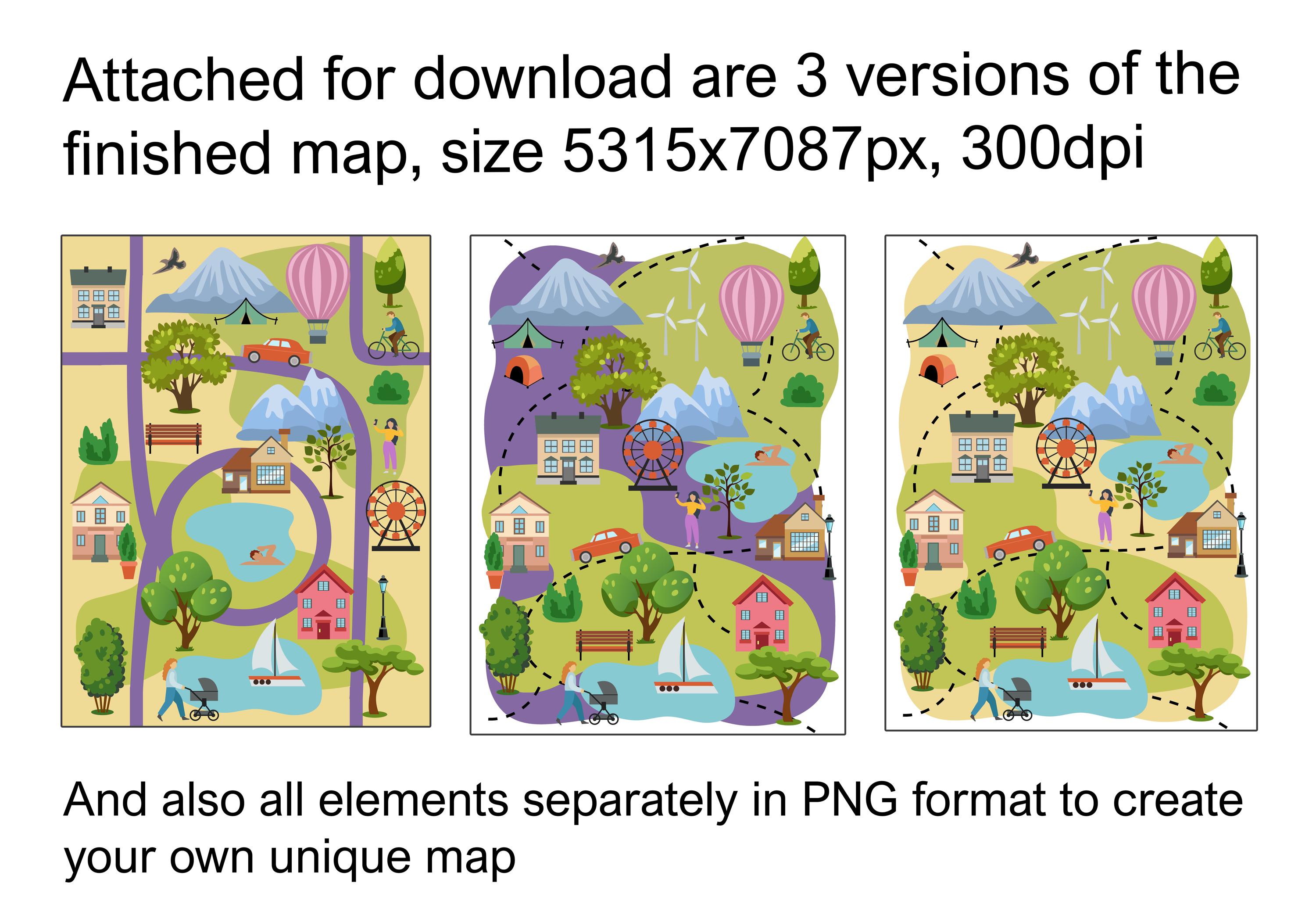 Map Creator Clipart - City Map Creator - Wall Art - Wedding Map ...