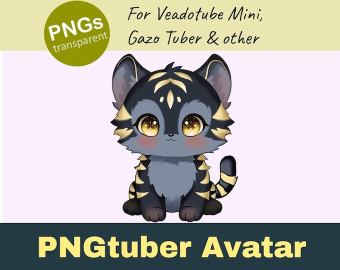 Pngtuber - Tiger | Chibi | Cute | Kawaii | Twitch | Youtube | Vtuber ...