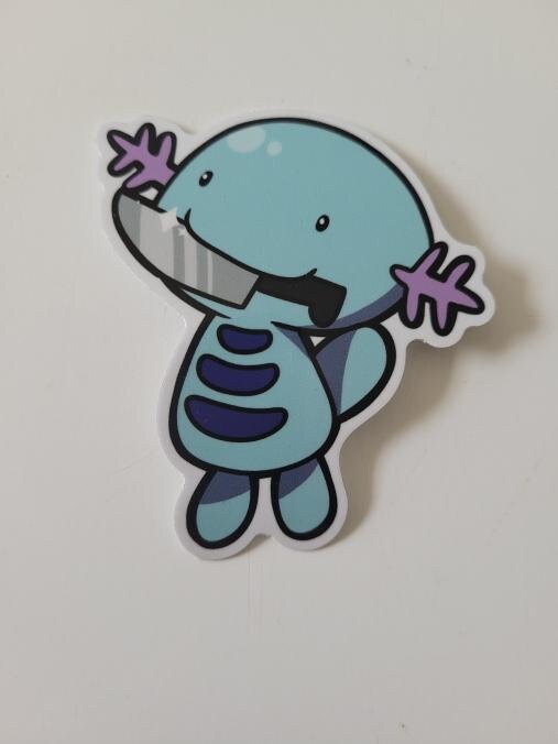 Wooper Knife Sticker, Journal Sticker, Laptop Decal - Etsy