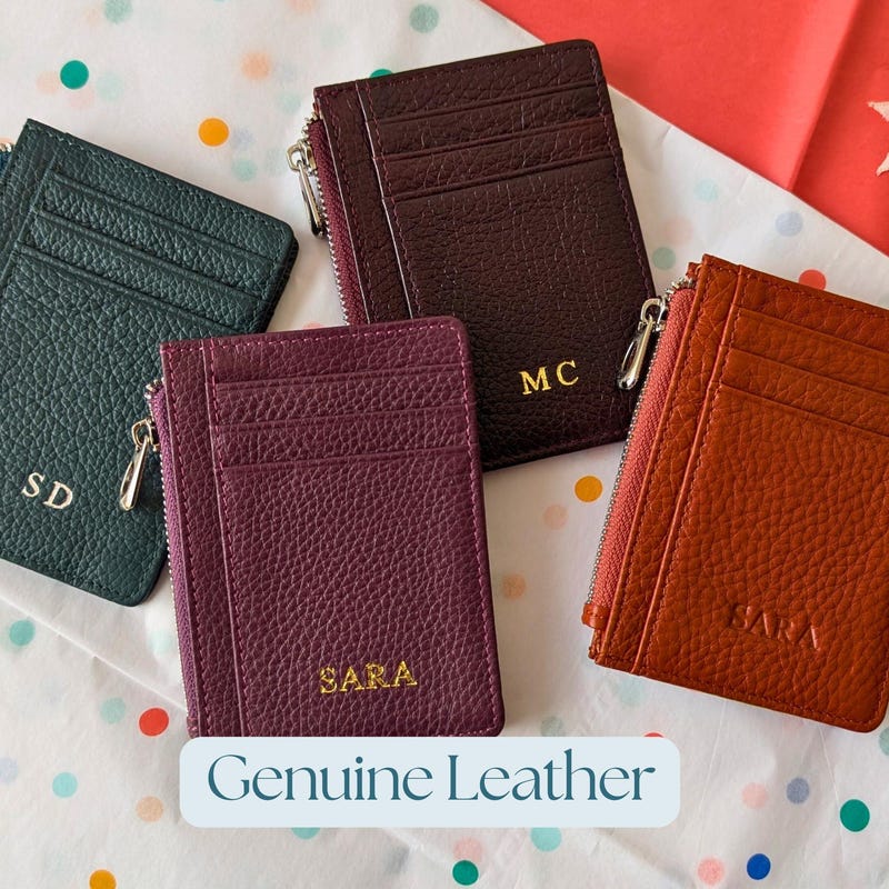 Small Credit Card Zipper - Etsy