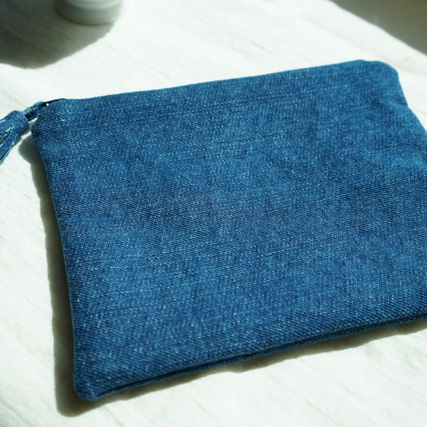 Denim Pouch - Etsy