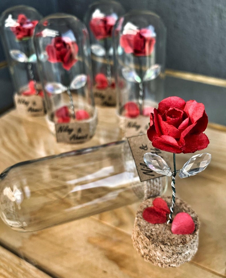 Red Rose Funeral Favors for Guests - Etsy