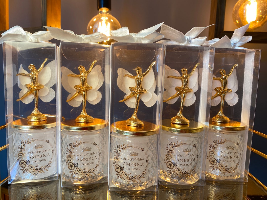 Stylish Sweet 16 Candle Favors | Quinceanera Special Favors | Ballerina ...