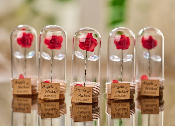 Red Rose Funeral Favors for Guests - Etsy