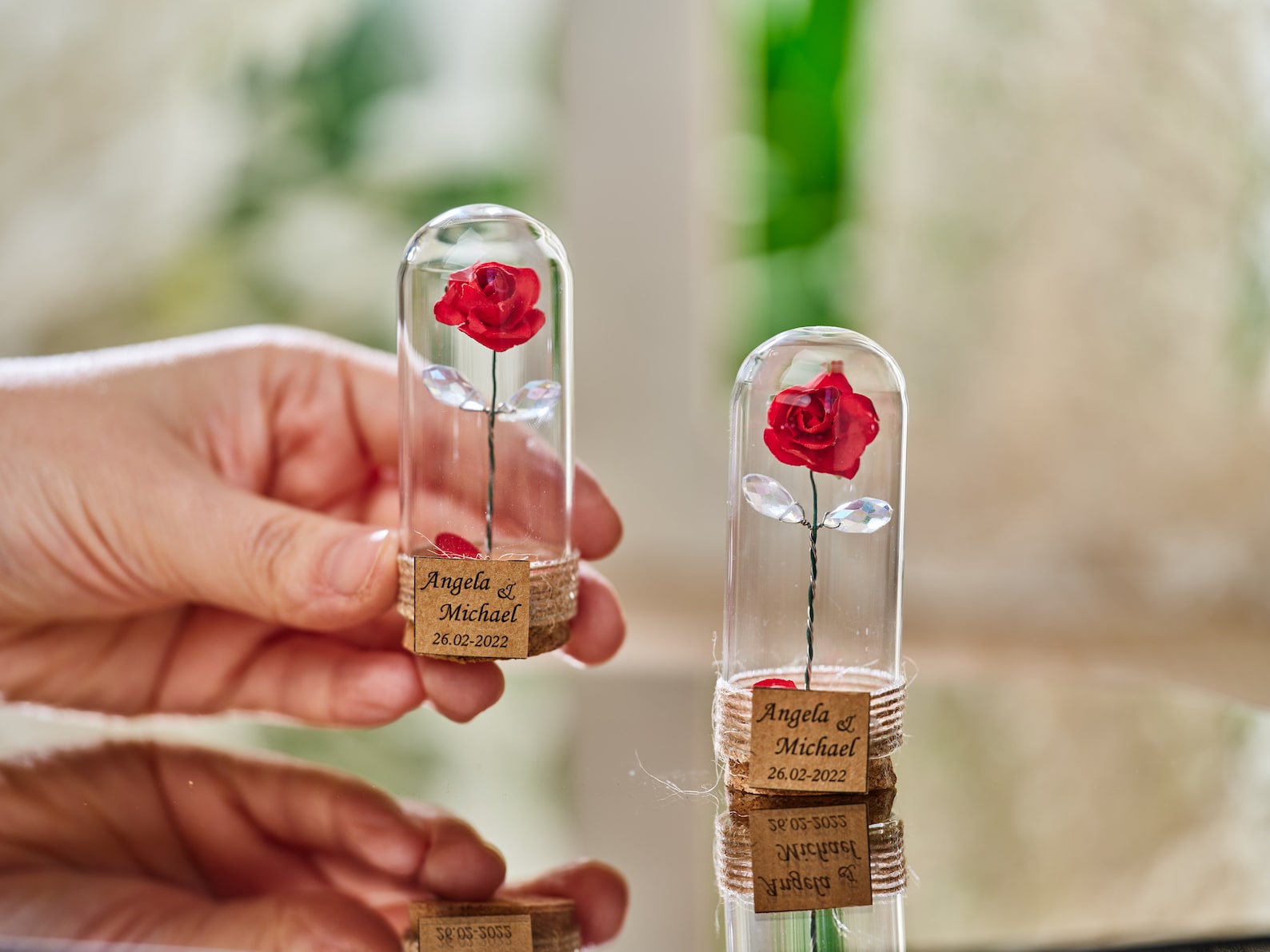 Red Rose Funeral Favors for Guests - Etsy