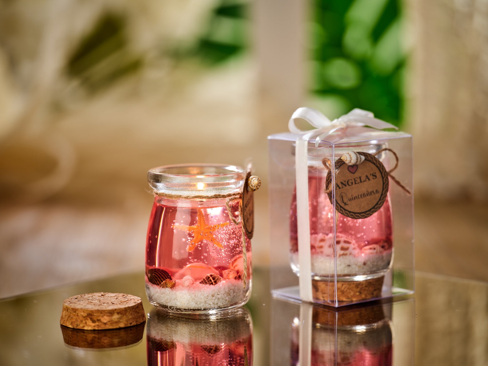 Personalized Wedding Guest Favors Souvenir in Tropic Colors, Beautiful ...