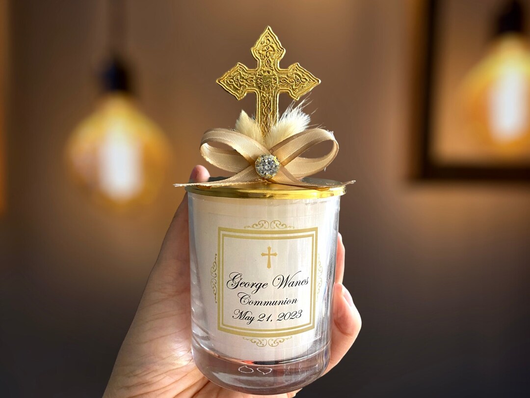 Personalized Wedding Favor Unique Cross Lid Wedding Favor Thank You ...