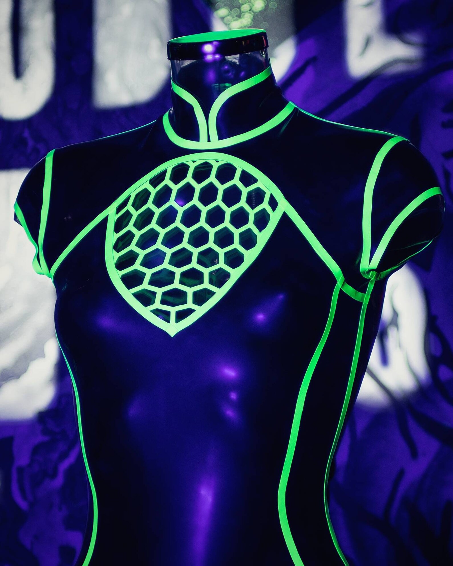 Latex Delta Bodysuit | Etsy