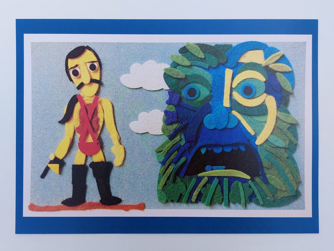 A4 Print Poster Wall Art Fuzzy Felt Sean Connery Zardoz - Etsy
