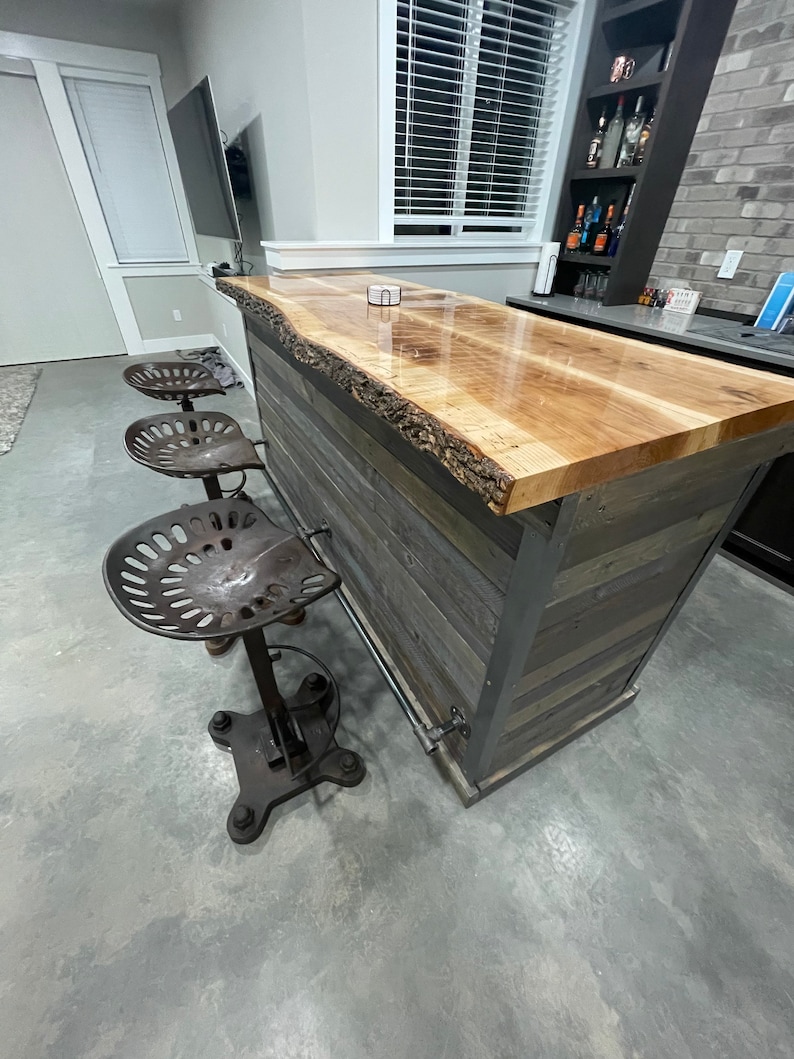 Live Edge Bar - Etsy